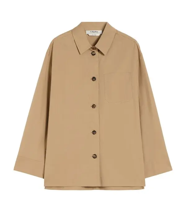 Max Mara Cotton Arianne Shirt - Beige