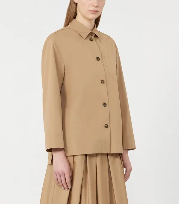 Max Mara Cotton Arianne Shirt - Beige