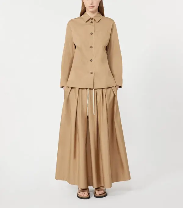 Max Mara Cotton Arianne Shirt - Beige