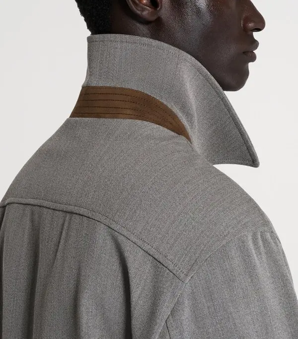 Dunhill Wool Super 120s Bomber Jacket