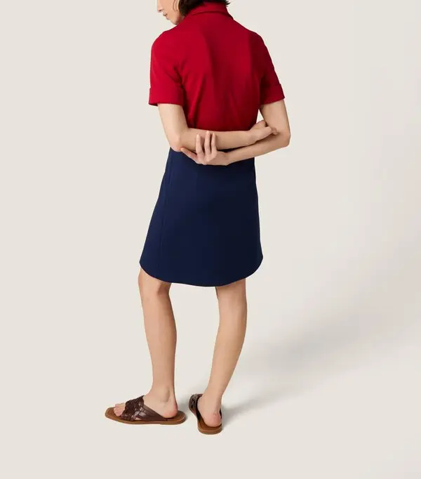 Miu Miu Jersey Pleated Mini Skirt