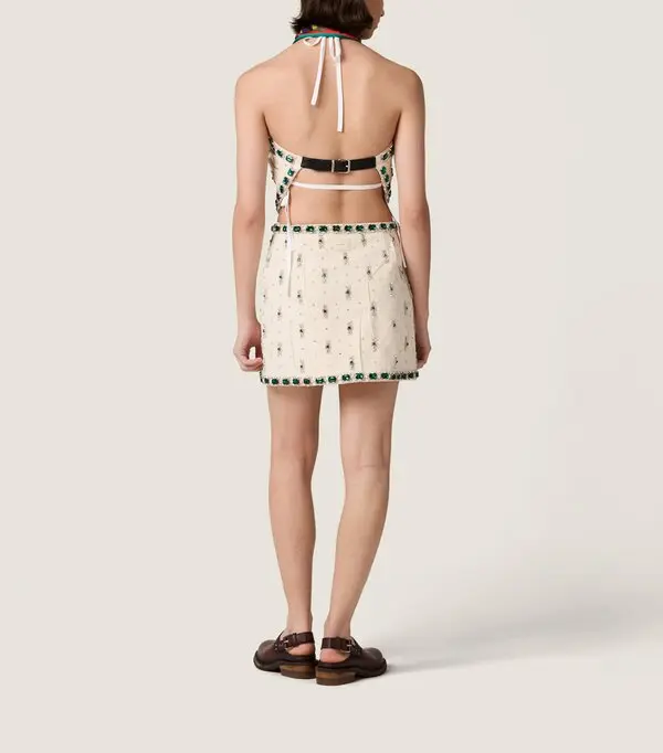 Miu Miu Cotton Embellished Top