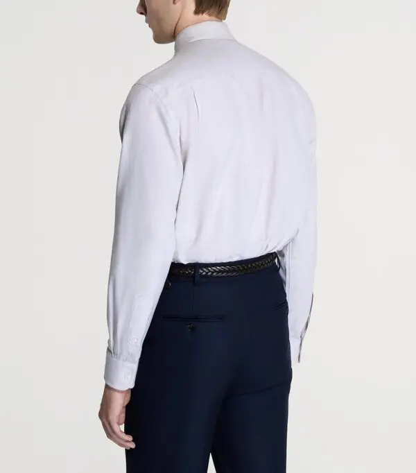 Dunhill Cotton Micro-check Shirt