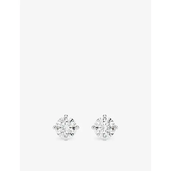 SWAROVSKI Stilla Rhodium-plated Stud Earrings - Silver