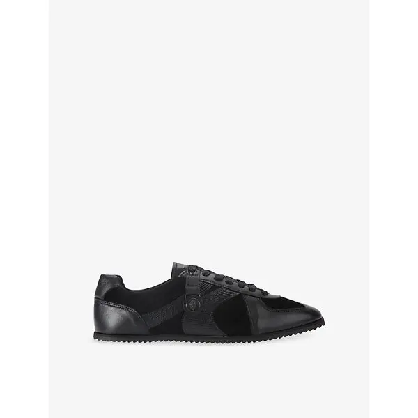Kurt Geiger Eldon Leather And Suede Trainers