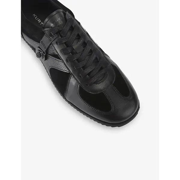 Kurt Geiger Eldon Leather And Suede Trainers