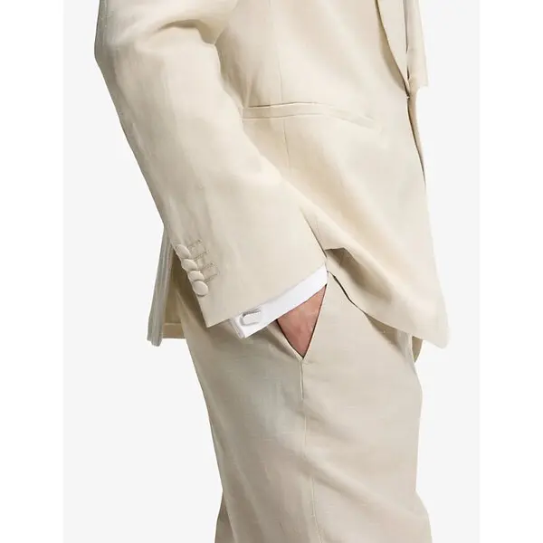 BOSS Brand-engraved Brass Cufflinks