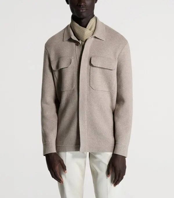 Dunhill Cotton-cashmere Shacket
