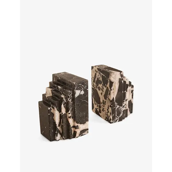 SOHO HOME Lola Marble Bookends 14cm