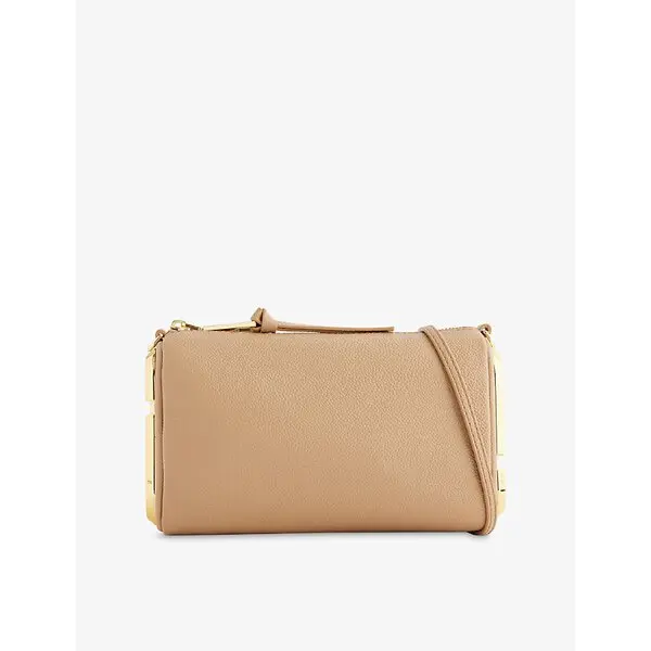 Marc Jacobs Snapshot Leather Shoulder Bag - Camel
