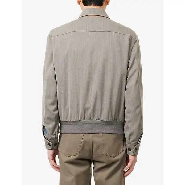 Dunhill Collared Wool Jacket