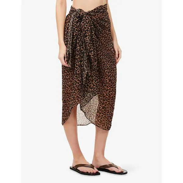 AWAY THAT DAY Santorini Printed Woven Sarong