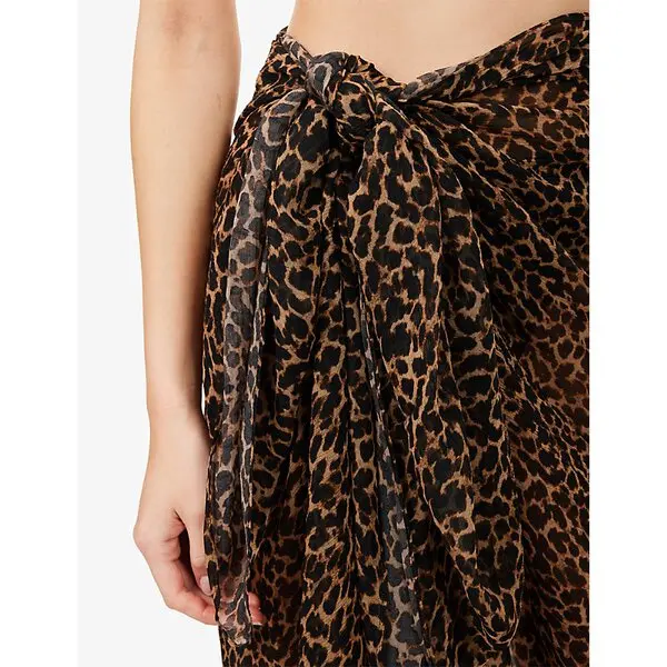 AWAY THAT DAY Santorini Printed Woven Sarong