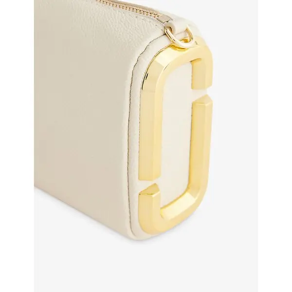 Marc Jacobs Snapshot Leather Shoulder Bag - Cloud White