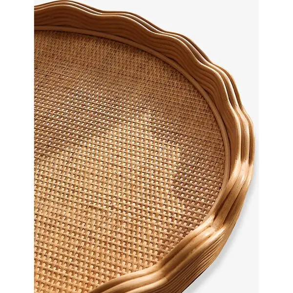 SOHO HOME Pangbourne Rattan Tray 55cm