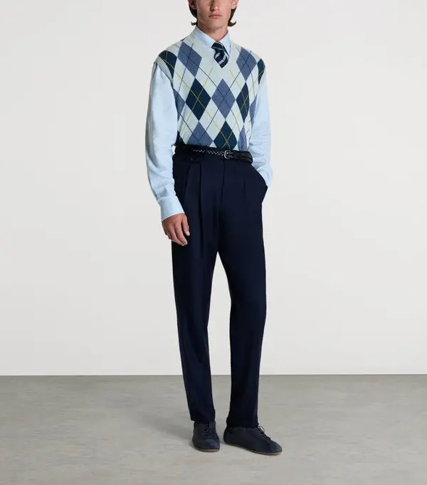 Dunhill Cashmere Argyle Vest
