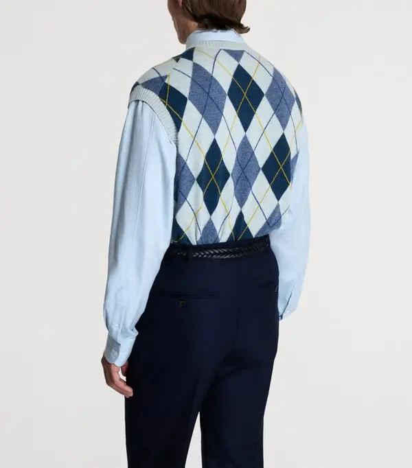 Dunhill Cashmere Argyle Vest