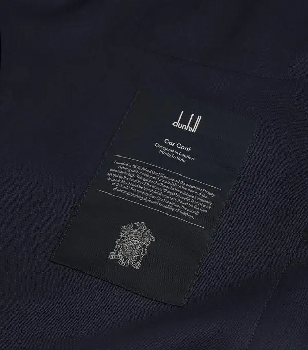 Dunhill Wool Pea Coat - Navy