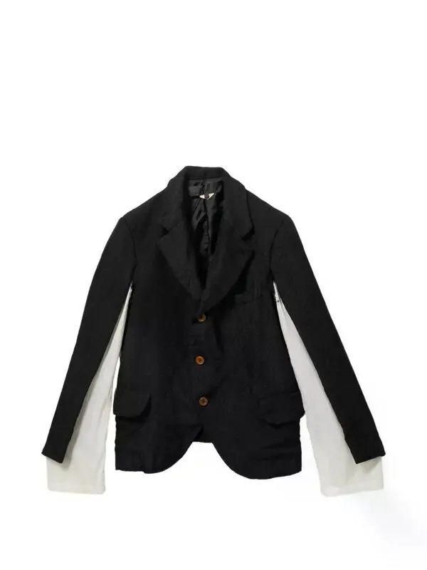 Comme Des Garçons Textured Blazer - Black