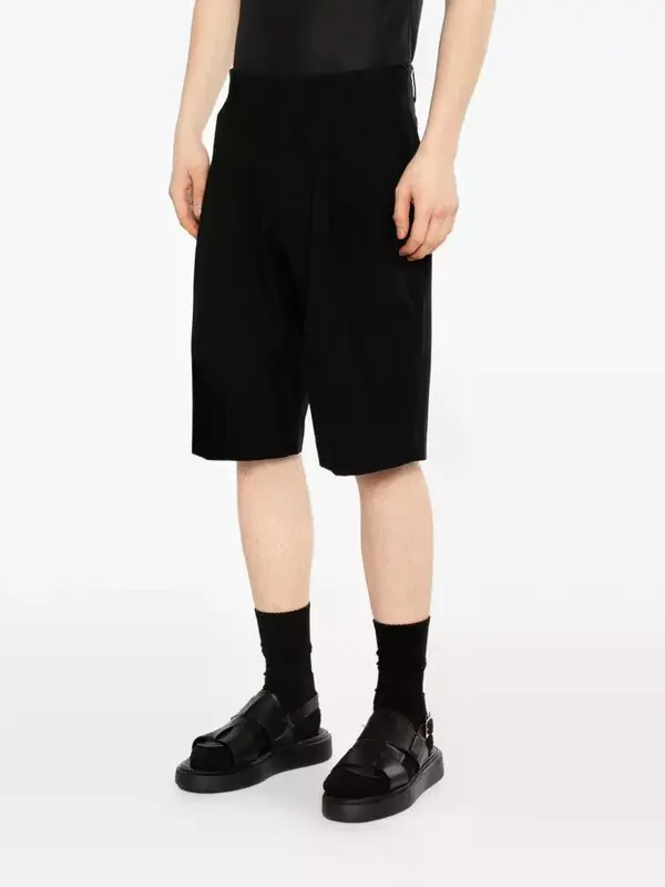 QASIMI Pleated Tailored Shorts
