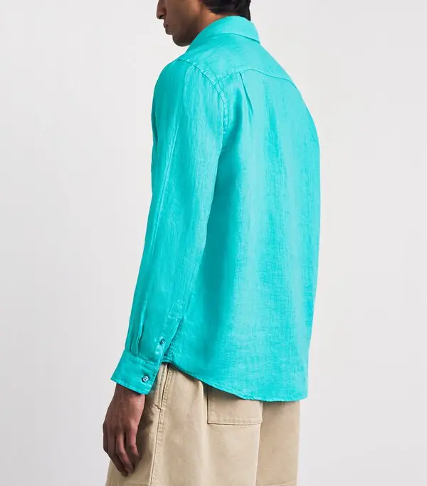 Vilebrequin Linen Caroubis Shirt - Green