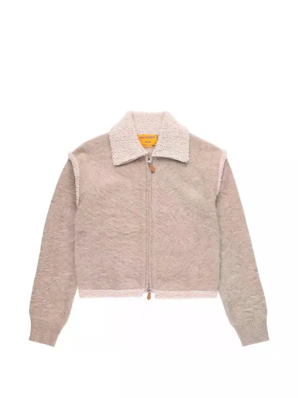 Guest In Residence Collared Zip Jacket