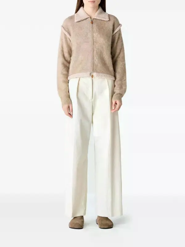 Guest In Residence Collared Zip Jacket