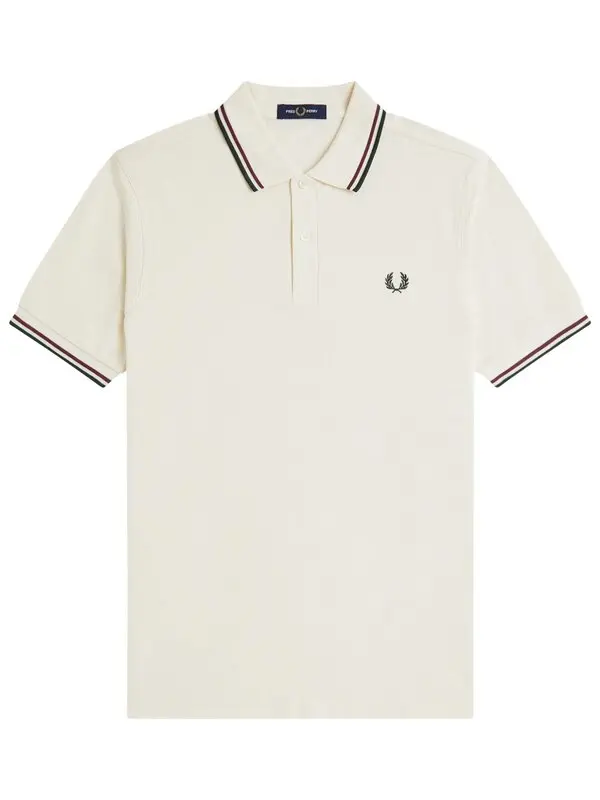 Fred Perry Polo With Logo - Ivory