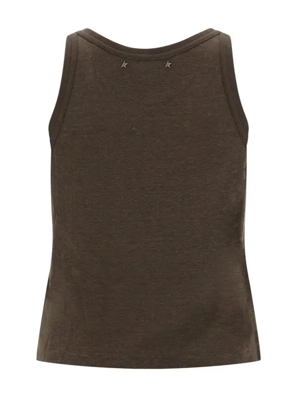 GOLDEN GOOSE Linen Camisole