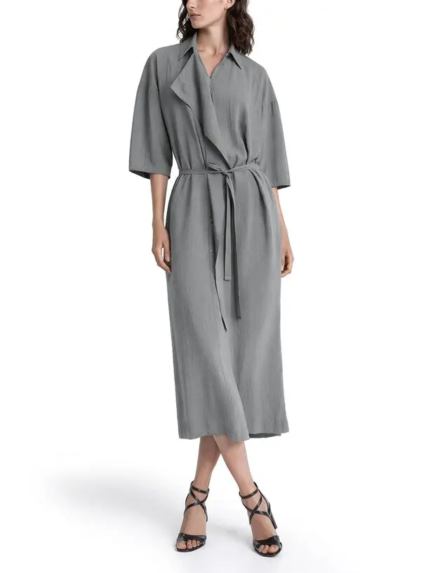 LEMAIRE Asymmetrical Dress - Grey