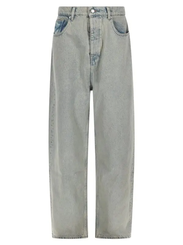 Drole De Monsieur Baggy Fit Jeans - Grey