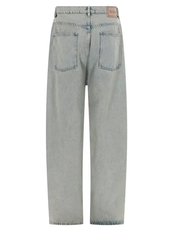 Drole De Monsieur Baggy Fit Jeans - Grey