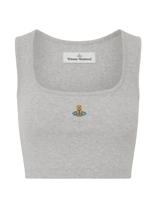 VIVIENNE WESTWOOD Top With Neckline - Grey