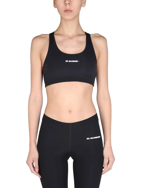 JIL SANDER Logo Sports Bra