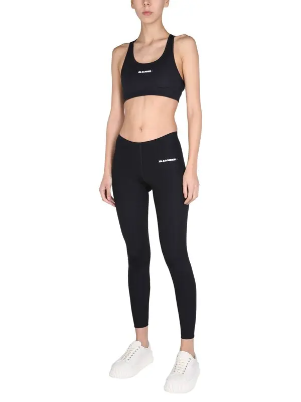JIL SANDER Logo Sports Bra