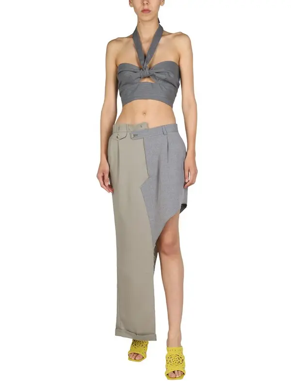 1/OFF PARIS Strappy Top - Grey