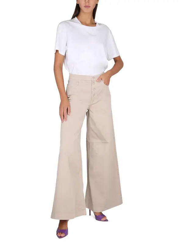 DEPARTMENT 5 Yoko Extraflare Pants - Beige