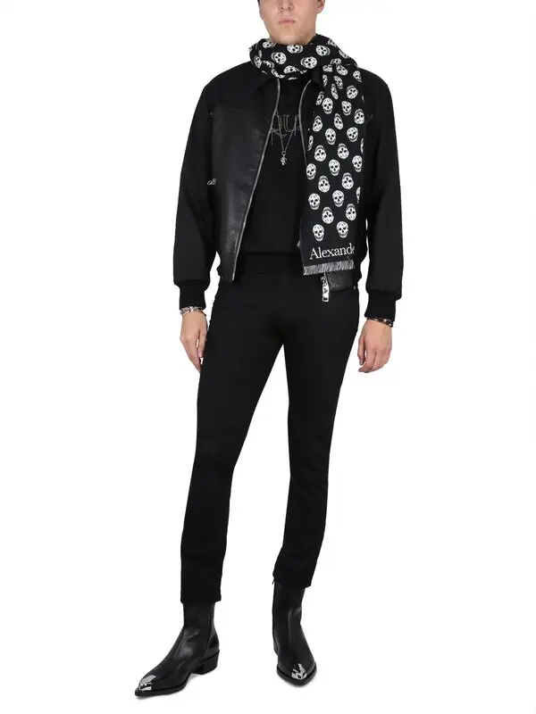 Alexander McQueen Jersey With Logo Embroidery