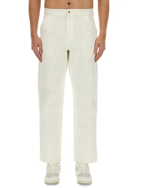 Carhartt Work In Progress Single Knee Pants - White