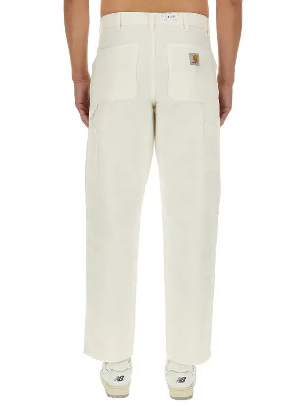 Carhartt Work In Progress Single Knee Pants - White