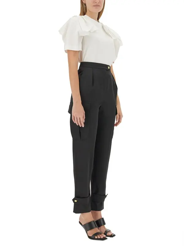 Alexander McQueen T-shirt With Ruffles