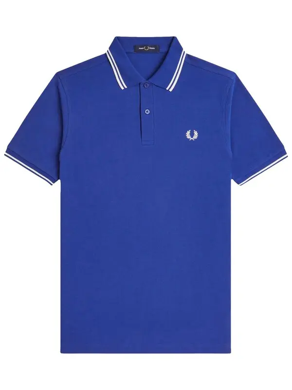 Fred Perry Polo With Logo - Blue