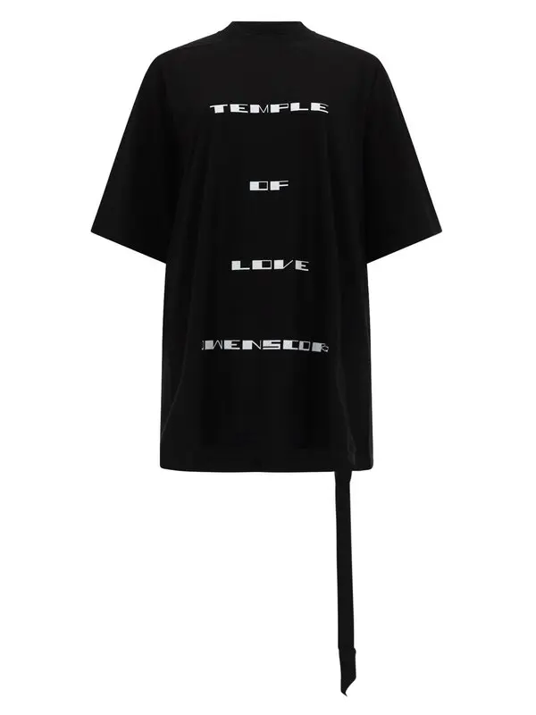 Rick Owens Jumbo Ss T-shirt - Black
