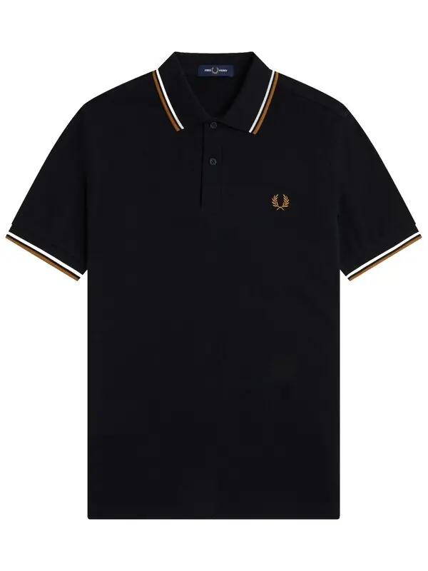 Fred Perry Polo With Logo - Black