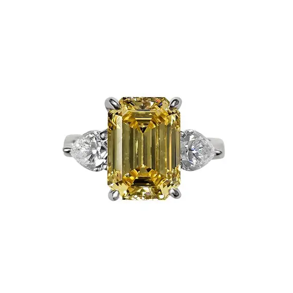 FANTASIA BY DESERIO 5ct Emerald Cut Center Ring - One-color