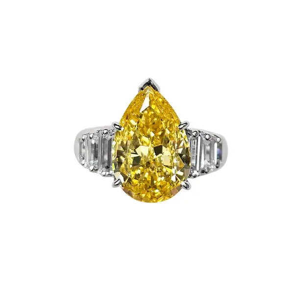 FANTASIA BY DESERIO 5ct Pear-shaped Center Stone Ring - One-color