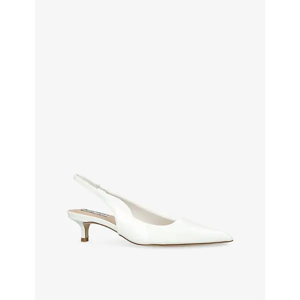 Steve Madden Kittie Faux-leather Pumps - White