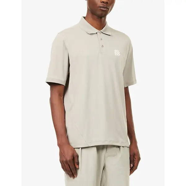 MANORS The Course Stretch-jersey Polo Top - Dune