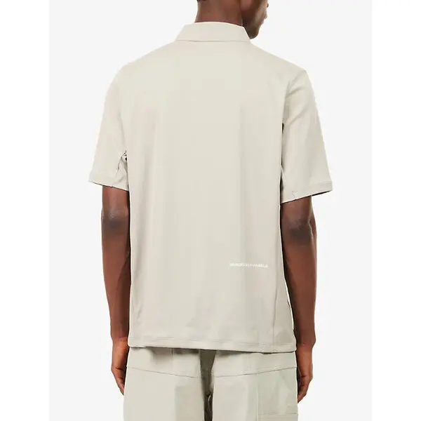 MANORS The Course Stretch-jersey Polo Top - Dune