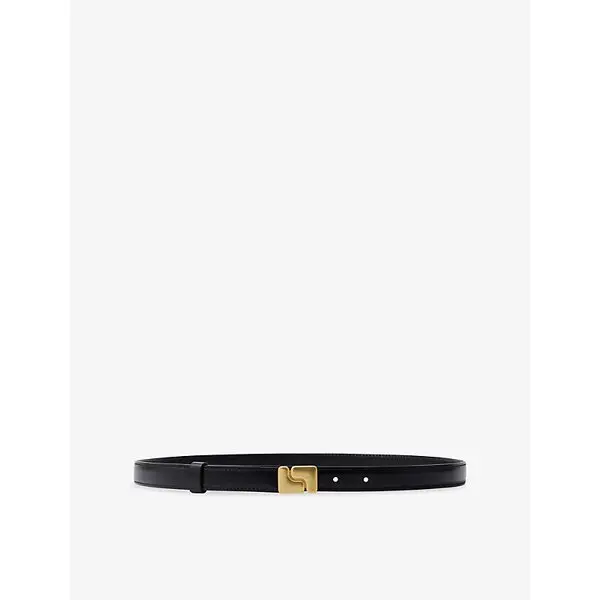 Soeur Ninon Mini Leather Belt - Noir